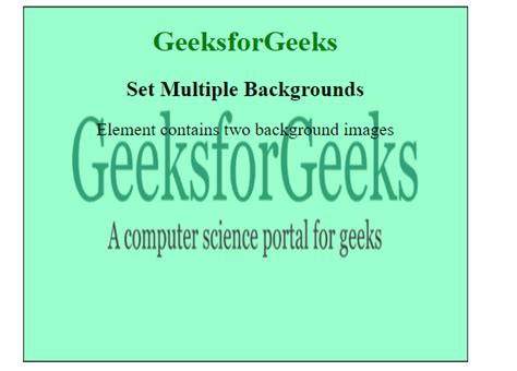 如何使用 CSS 设置多个背景图像 码农参考