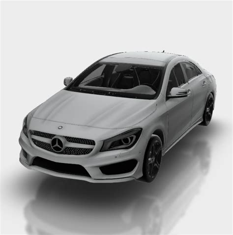 🚗 Mercedes Benz Cla 180 2017・ Stl File For 3d Printing・cults