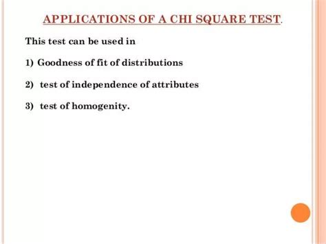Chi Square Ppt Ppt