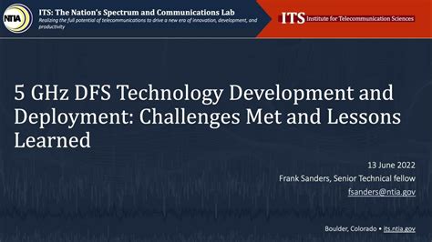 Unii Dynamic Frequency Selection Lessons Learned Youtube