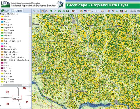 South Dakota And Landsat