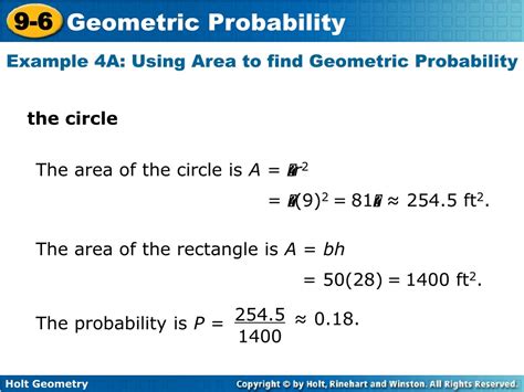 Ppt Calculate Geometric Probabilities Powerpoint Presentation Free