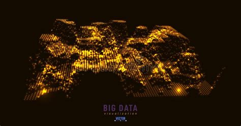Abstract 3d Big Data Visualization Tangled Graphics Data Streams Infographics Threads Data