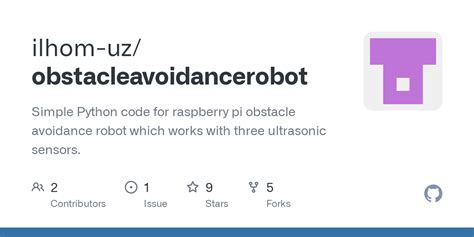 Github Ilhom Uzobstacleavoidancerobot Simple Python Code For