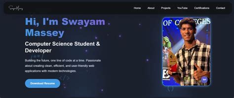 Webdevelopment Reactjs Portfolio Frontend Typescript Framermotion Swayam Massey