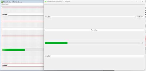 Layoutstretch Is Applied In Qt Designer But Not In The Preview Window