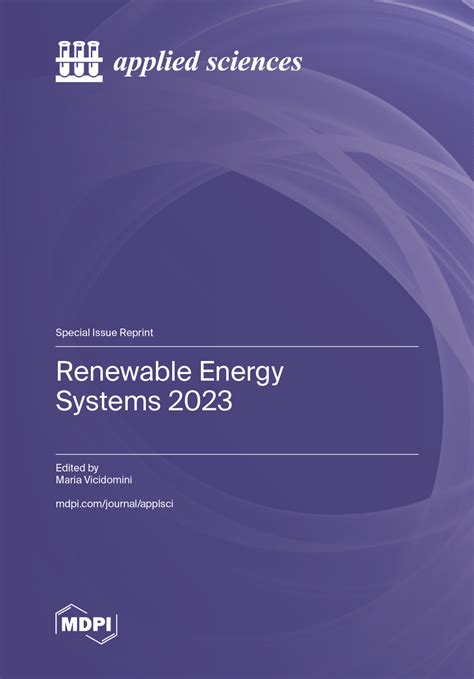Renewable Energy Systems 2023 Mdpi Books