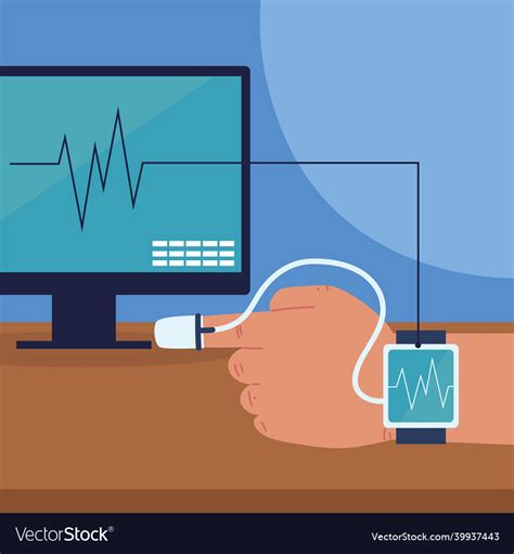 Devices For Monitoring The Health Royalty Free Vector Image