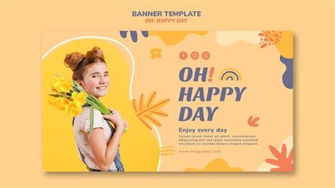 Diseño De Carteles De Concepto De Feliz Día Archivo Psd Gratis