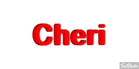 Chéri Word Animated  Logo Designs