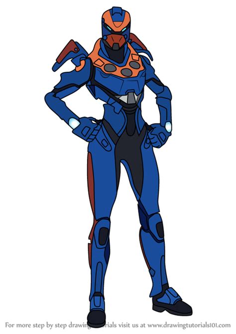 Step By Step How To Draw Criterion From Fortnite