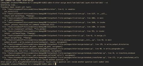 Otterassignutilsassignnotebookformatexception Show More Informative Error Messages · Issue
