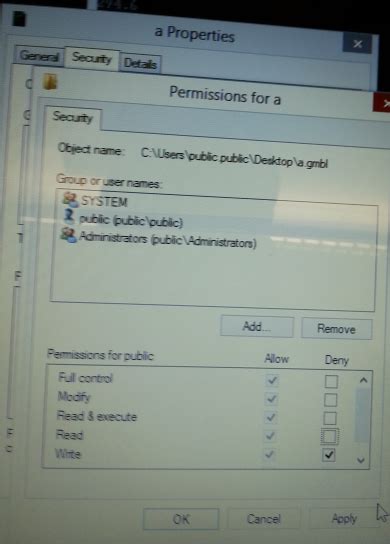 windows how can i remove write access from a file super user