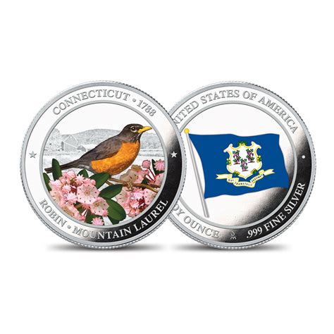 The State Bird And Flower Silver Commemoratives