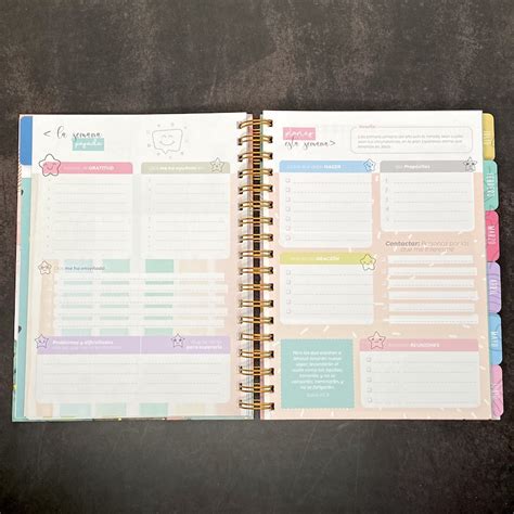 Planner Semanal 2023 Rosaverdedorado Agenda Pura Vida Ts