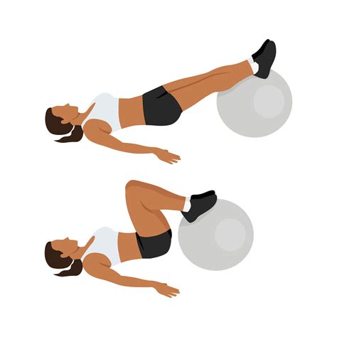Hamstring Curl With Swiss Ball At Minh Boser Blog