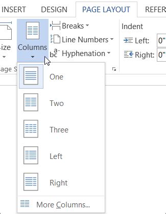 How To Insert Column In MS Word 2013 Web Collection