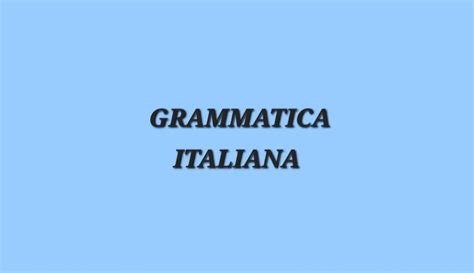 La Sintassi Profmassimogallo