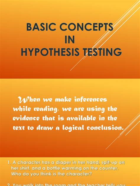 Basic Concepts In Testing Hypothesis Pdf Statistical Hypothesis Testing Null Hypothesis