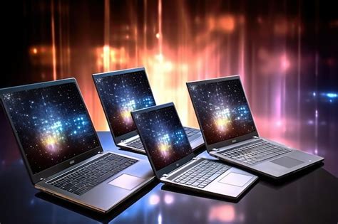 Premium Ai Image Laptops Collaboration Solve Tasks Related To Neural