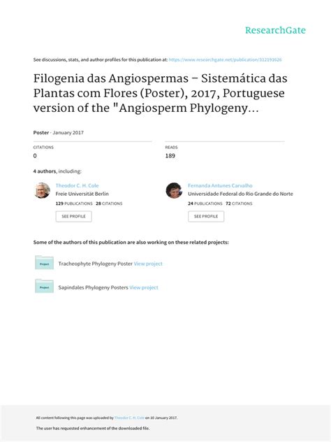Apg Iv Topology Portugues Pdf Botânica Plantas