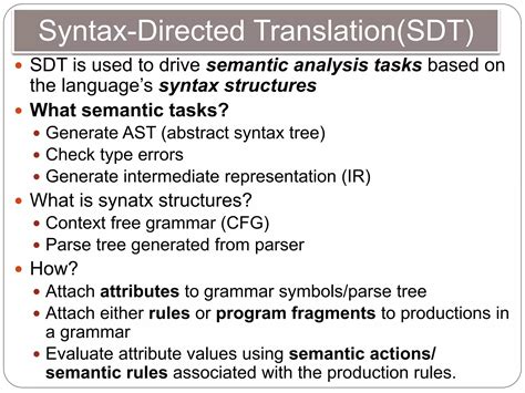 Chapter 4 Semantic Analysis Pptx