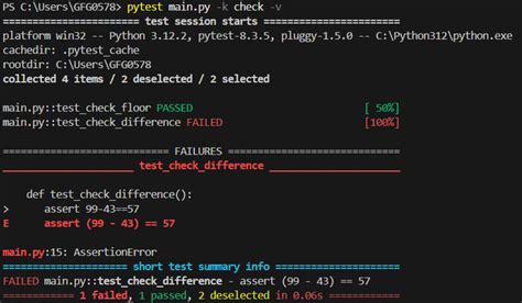 substring matching of test names in pytest geeksforgeeks