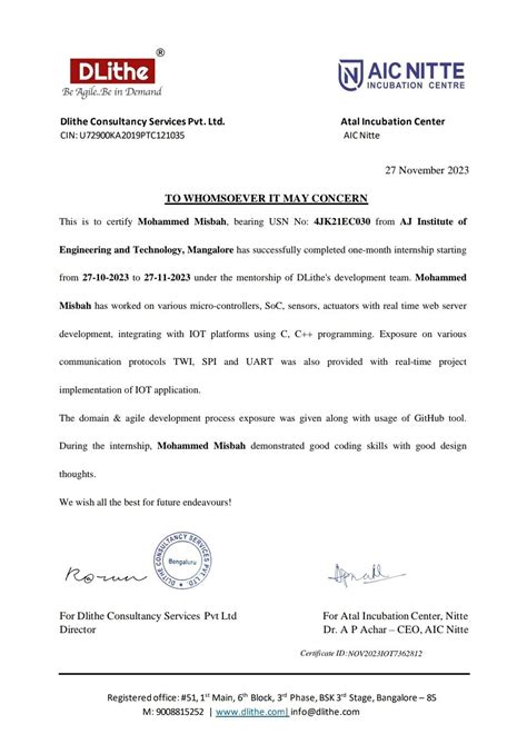 Mohammed Misbah On Linkedin Intership Internshipopportunity Internshipcompleted