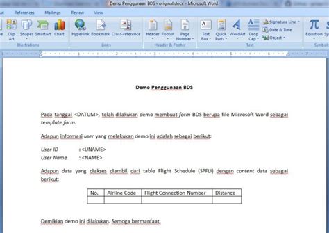 How To Use Microsoft Word As Form Template In Abap Program With Bds