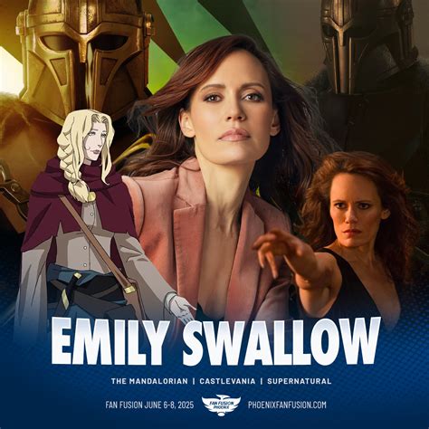 Phoenix Fan Fusion Emily Swallow Is Best Known For Supernatural 2005