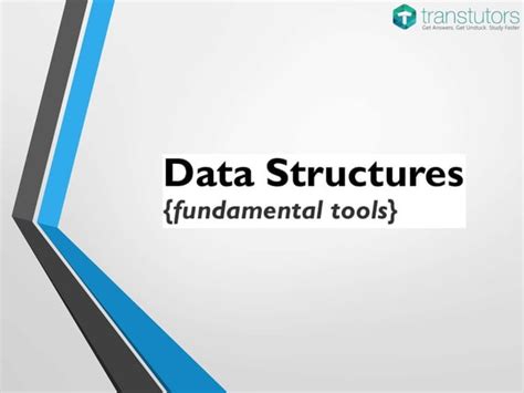 Data Structure And Algorithms Computer Science Pptx Programming
