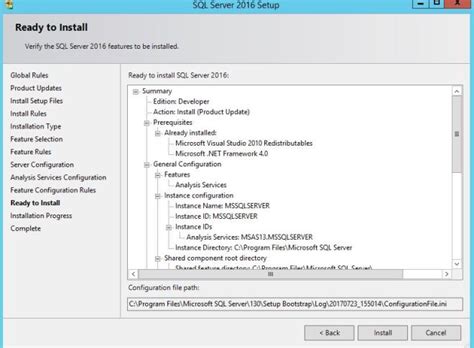 How To Install Ssas Sql Server Analysis Services Jim Salaseks Sql Server Blog