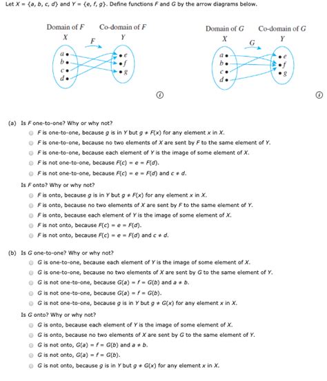 Solved Let X A B C D And Y E F G Define Functions Chegg Com