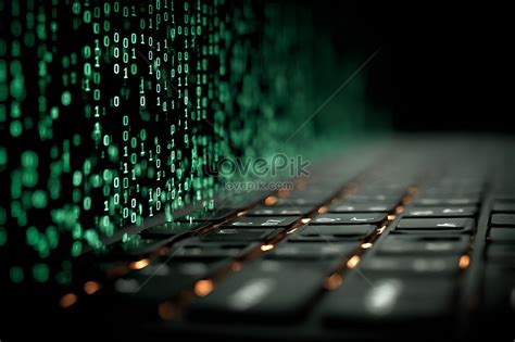Computer Keyboard And Binary Code Creative Imagepicture Free Download