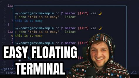 Floating Toggle Able Terminal In Neovim In 50 Lines Of Lua Youtube