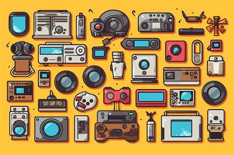 Premium Ai Image A Bunch Of Different Types Of Electronic Devices And Electronics Generative Ai