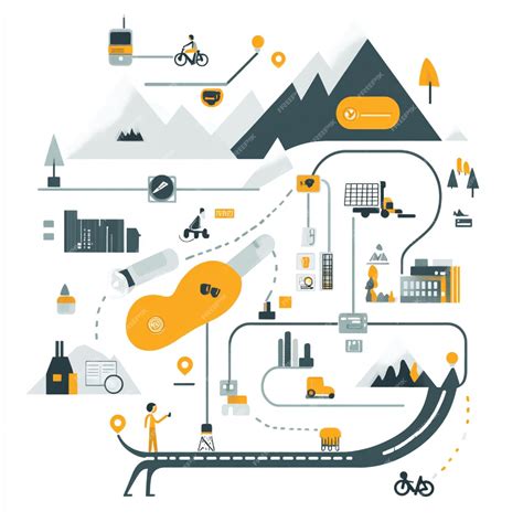 Infographic Of A User Journey Map With Key Stages Actions And