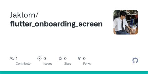 GitHub Jaktorn Flutter Onboarding Screen