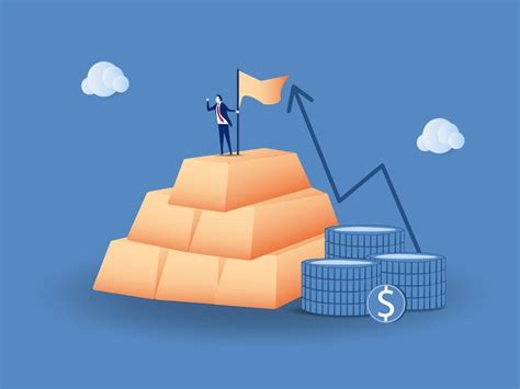 Premium Vector Gold Investment Safe Haven In Financial Crisis Or Wealth Management And Asset