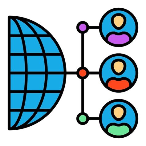 Premium Vector Networking Icon