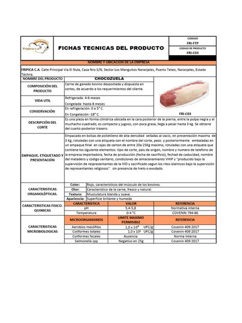 Fri C03 Muchacho Redondo I Pdf Carne Química