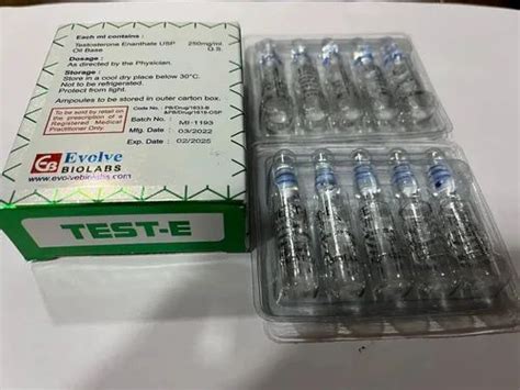 Test E Evolve Biolabs Testosterone Enanthate 250mg Injection At Rs 990