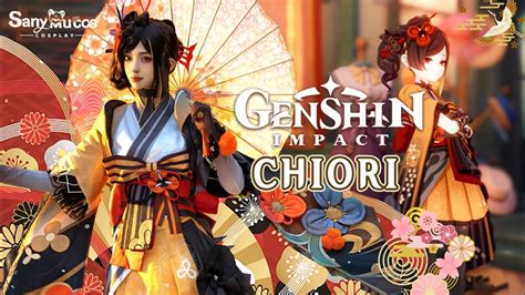 Genshin Impact Chiori Costume Game Genshin Chiori Cosplay 58 Off