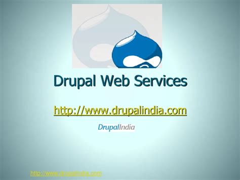 Ppt Drupal Web Services Powerpoint Presentation Free Download Id1315310