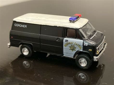187 Ho Trident Chp California Highway Patrol Police Chevy Van Coroner