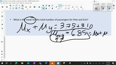 Rules Of Combining Random Variables Video Youtube