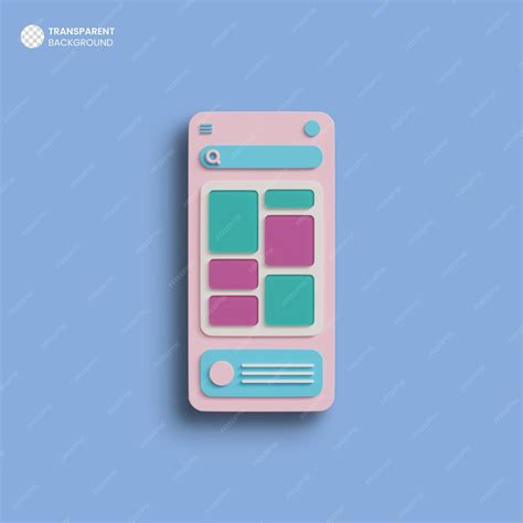 Ícone De Interface De Interface Do Usuário De Conversa 3d De Bolha De