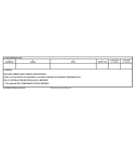 Dd Form 2794 Cost And Software Data Reporting Plan Dd Forms