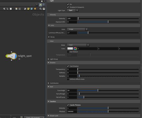 Houdini Redshift Caustics Rhoudini