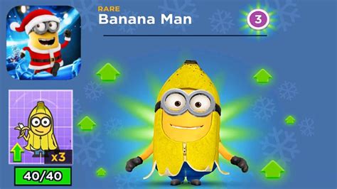 Minion Rush Banana Man Minion Level Up Costume To 3 Gameplay